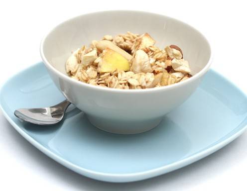 Haferflocken Frühstück mit Nüssen Rezept - ichkoche.de