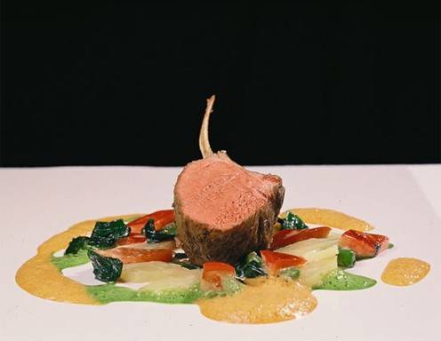 Lammracks mit Ofenkartoffel Rezept - ichkoche.at