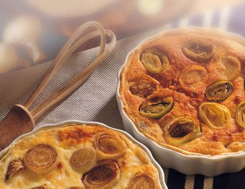 Lauchtörtchen mit Saint Albray Rezept - ichkoche.de