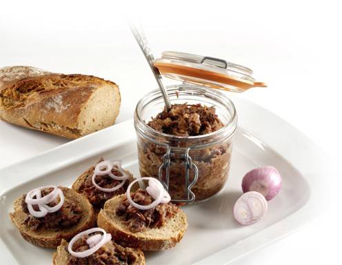 Rillette vom Ochsenschwanz Rezept - ichkoche.de