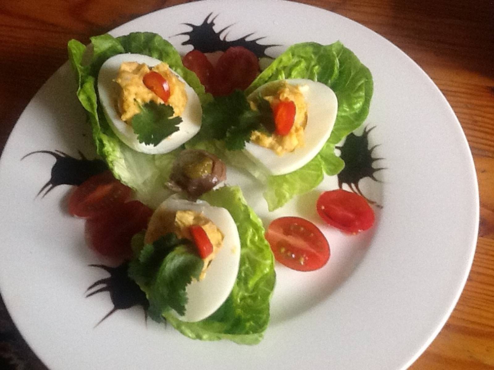 Gefüllte Eier mit Sardellen Rezept - ichkoche.de