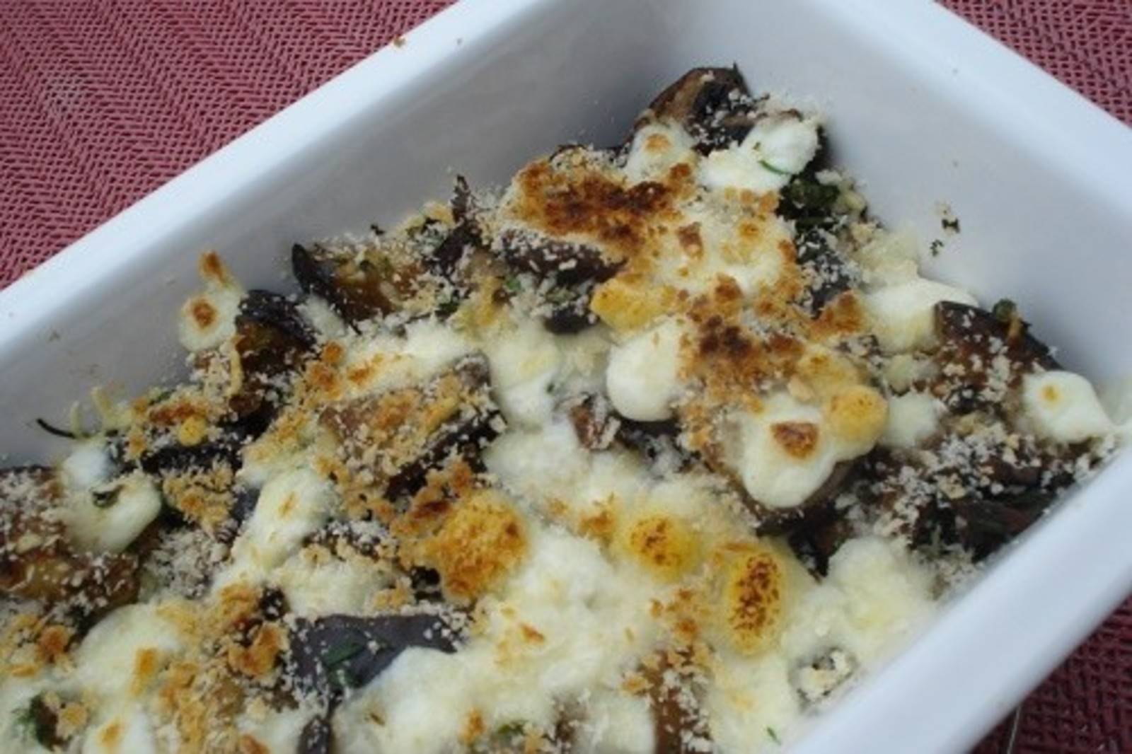 Überbackene Melanzani Rezept - ichkoche.ch