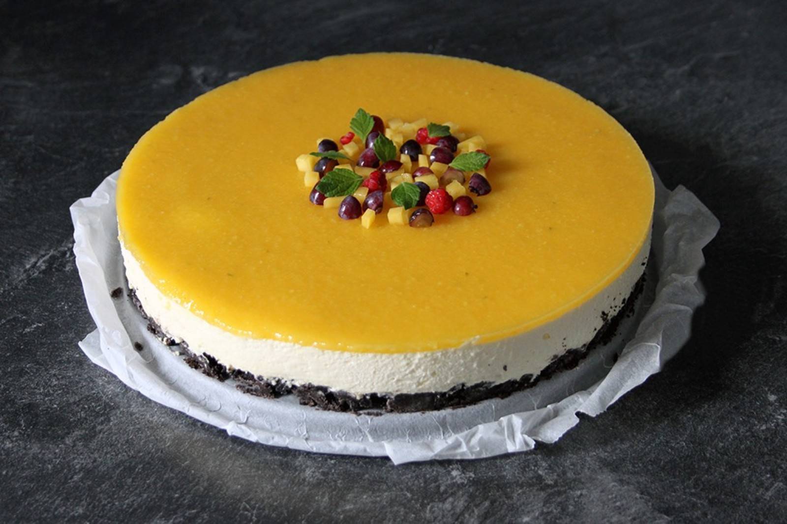 Oreo-Mango-Torte Rezept - ichkoche.ch