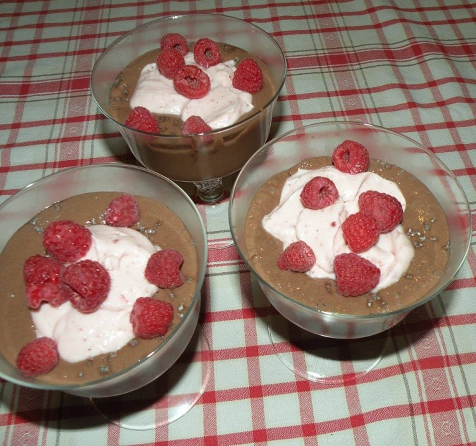 Schokopudding mit Himbeerschaum Rezept - ichkoche.ch