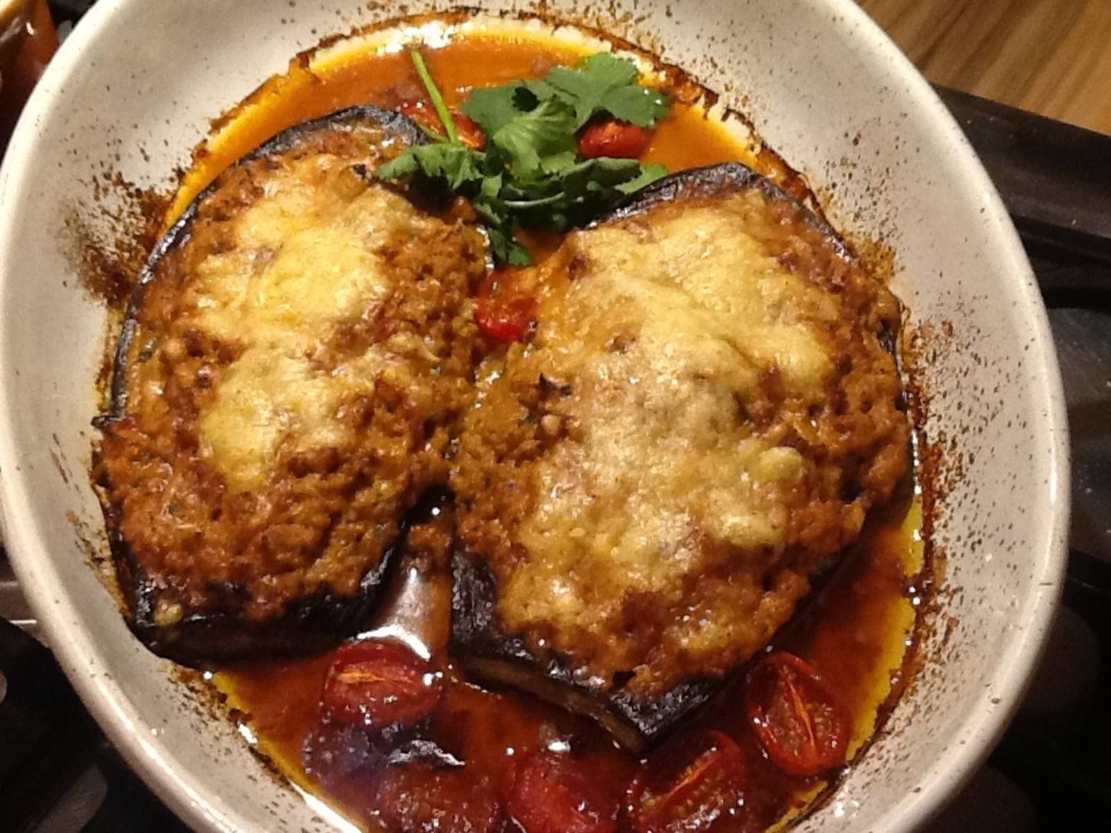 Papoutsakia (gefüllte Melanzani nach griechischer Art) Rezept - ichkoche.de