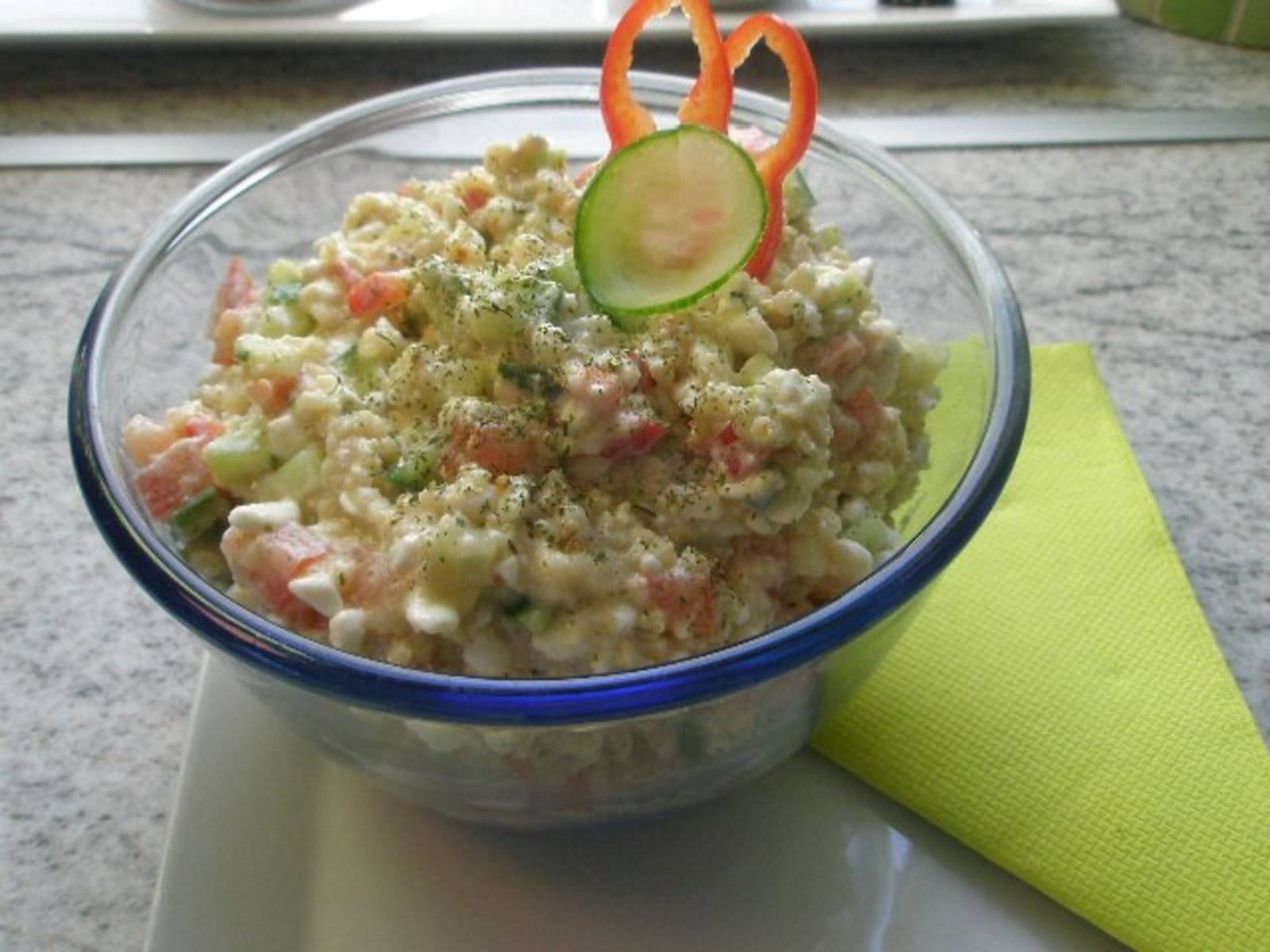Schlanker Hirsesalat Rezept - ichkoche.ch