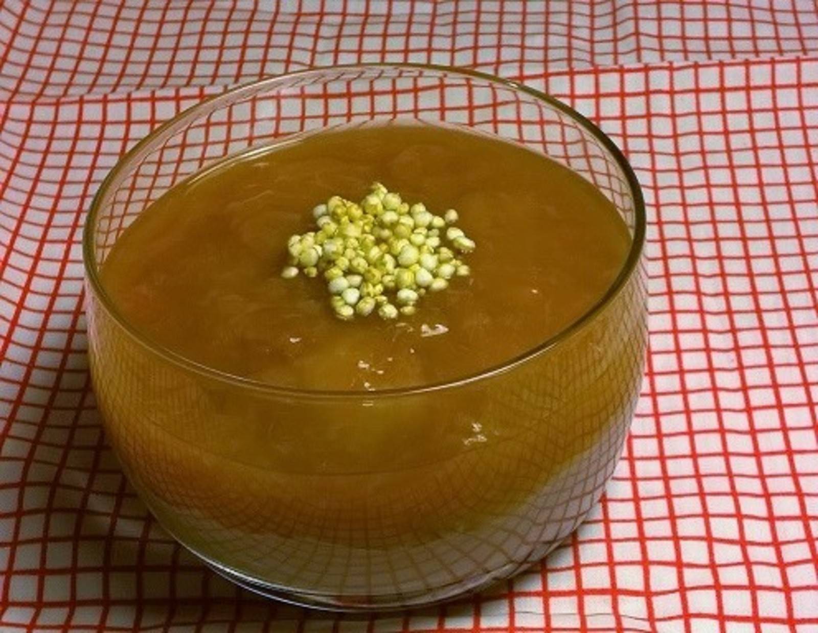 Schokoladen-Amaranth-Joghurt mit Zitronen-Marillensauce Rezept - ichkoche.ch