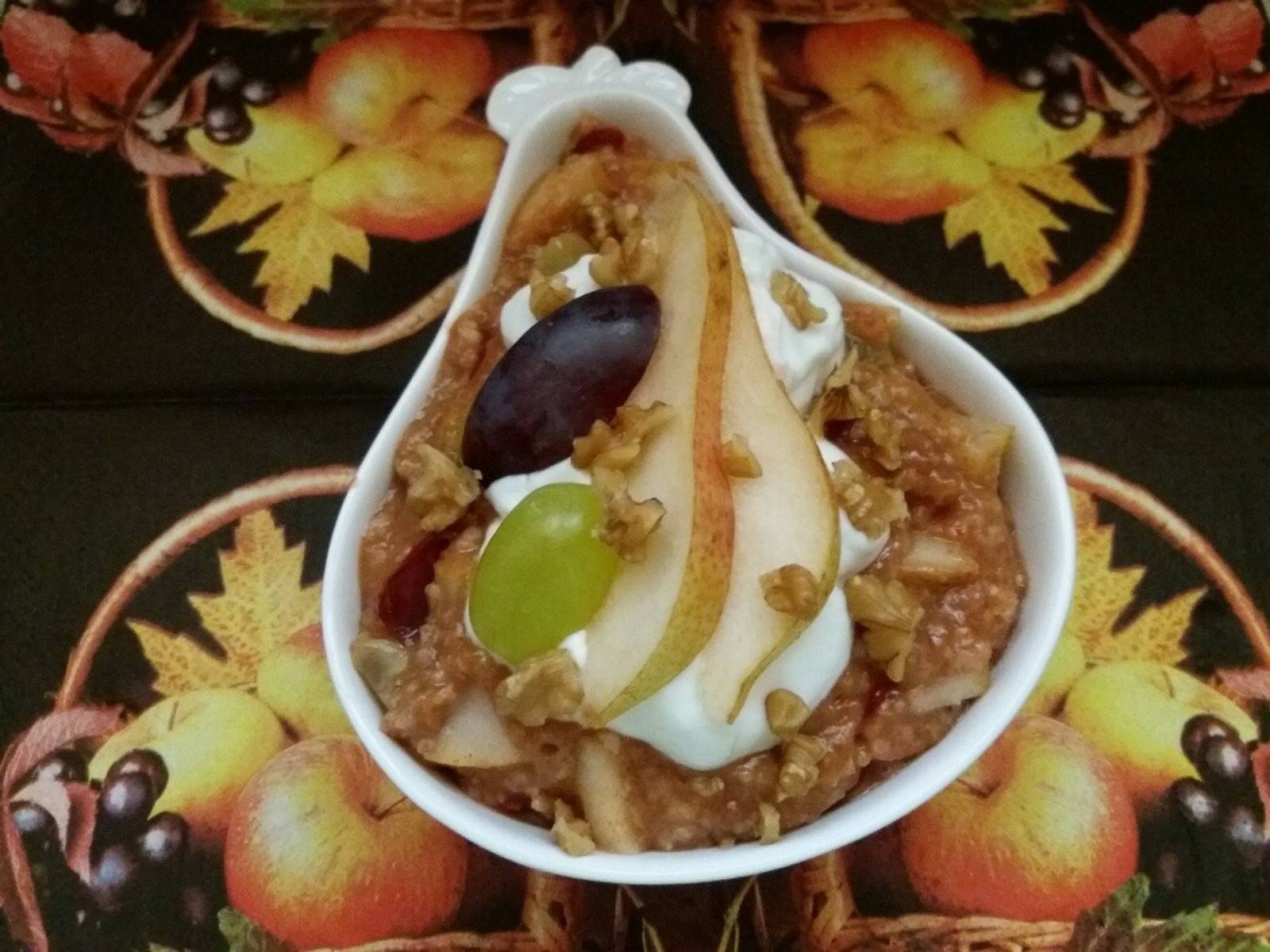 Fruchtiger Herbst-Porridge Rezept - ichkoche.ch