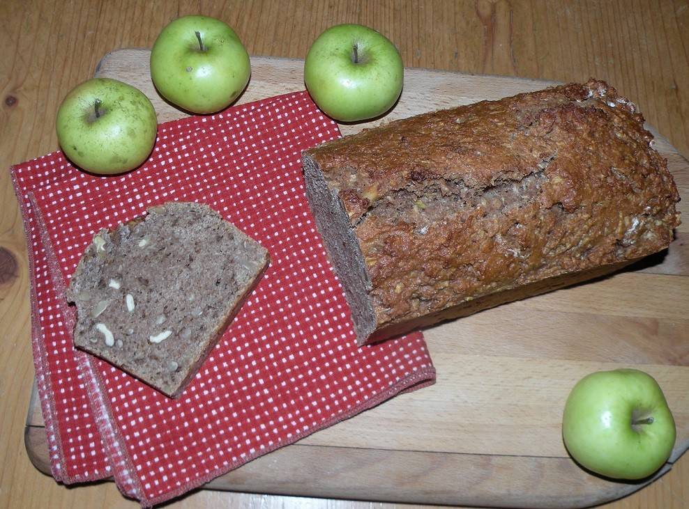 Walnuss-Apfelbrot Rezept - ichkoche.ch