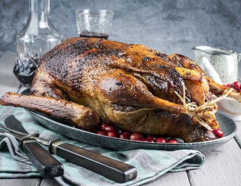 Weihnachtsgans mit Wild-Dörrzwetschken-Füllung Rezept - ichkoche.de