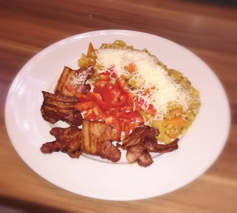 Rollgerste-Gemüserisotto Rezept - ichkoche.at