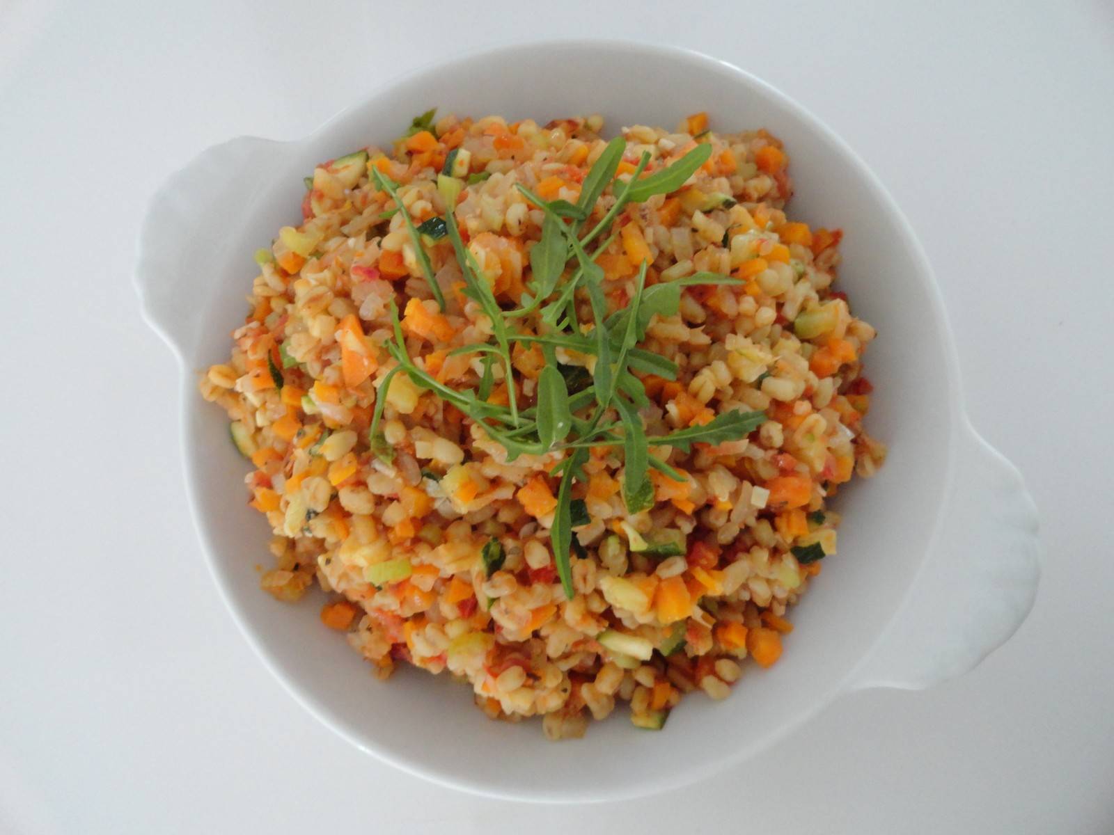 Rollgerste-Gemüserisotto Rezept - ichkoche.ch