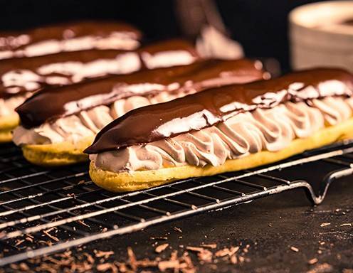 Schokoladen Eclairs Rezept - ichkoche.de