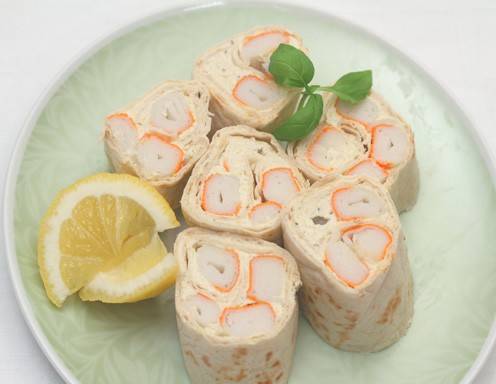 Wraps mit Surimi Rezept - ichkoche.de