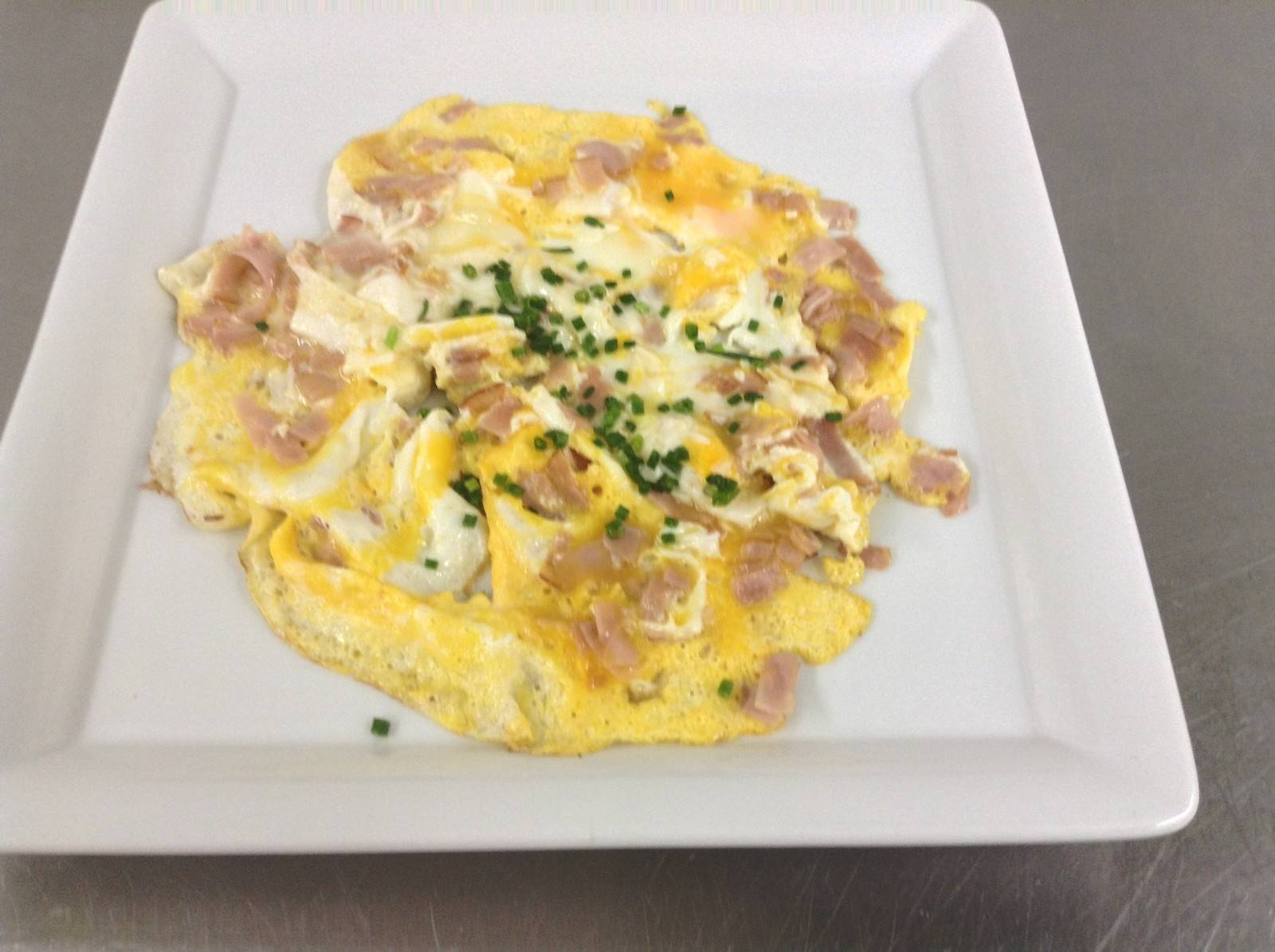 Eierspeise mit Schinken Rezept - ichkoche.de