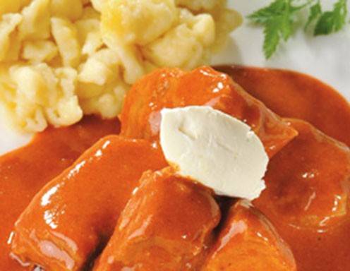 Kalbsrahmgulasch Rezept - ichkoche
