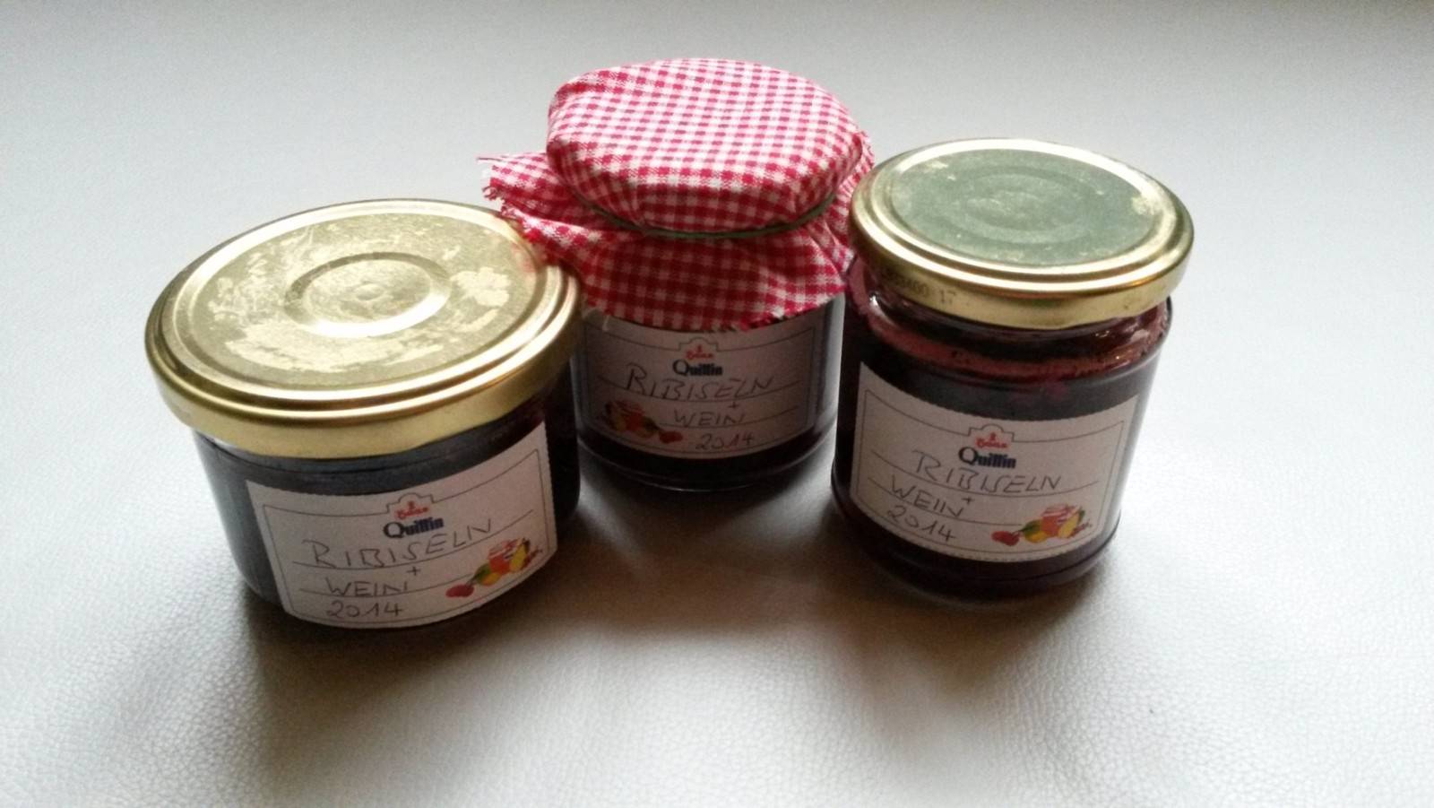 Ribiselmarmelade mit Wein Rezept - ichkoche.ch