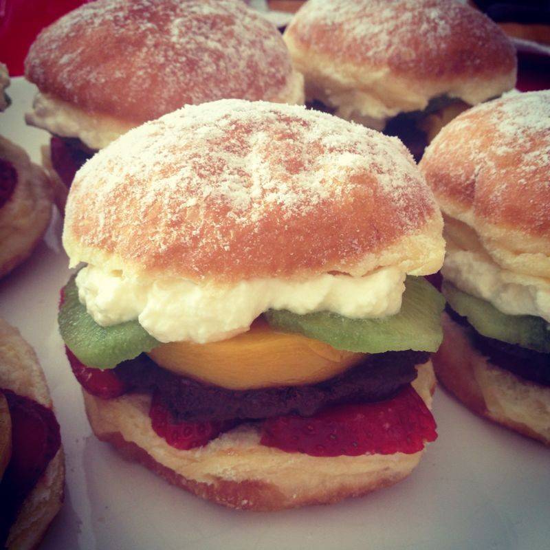 Krapfen-Burger Rezept - ichkoche.de