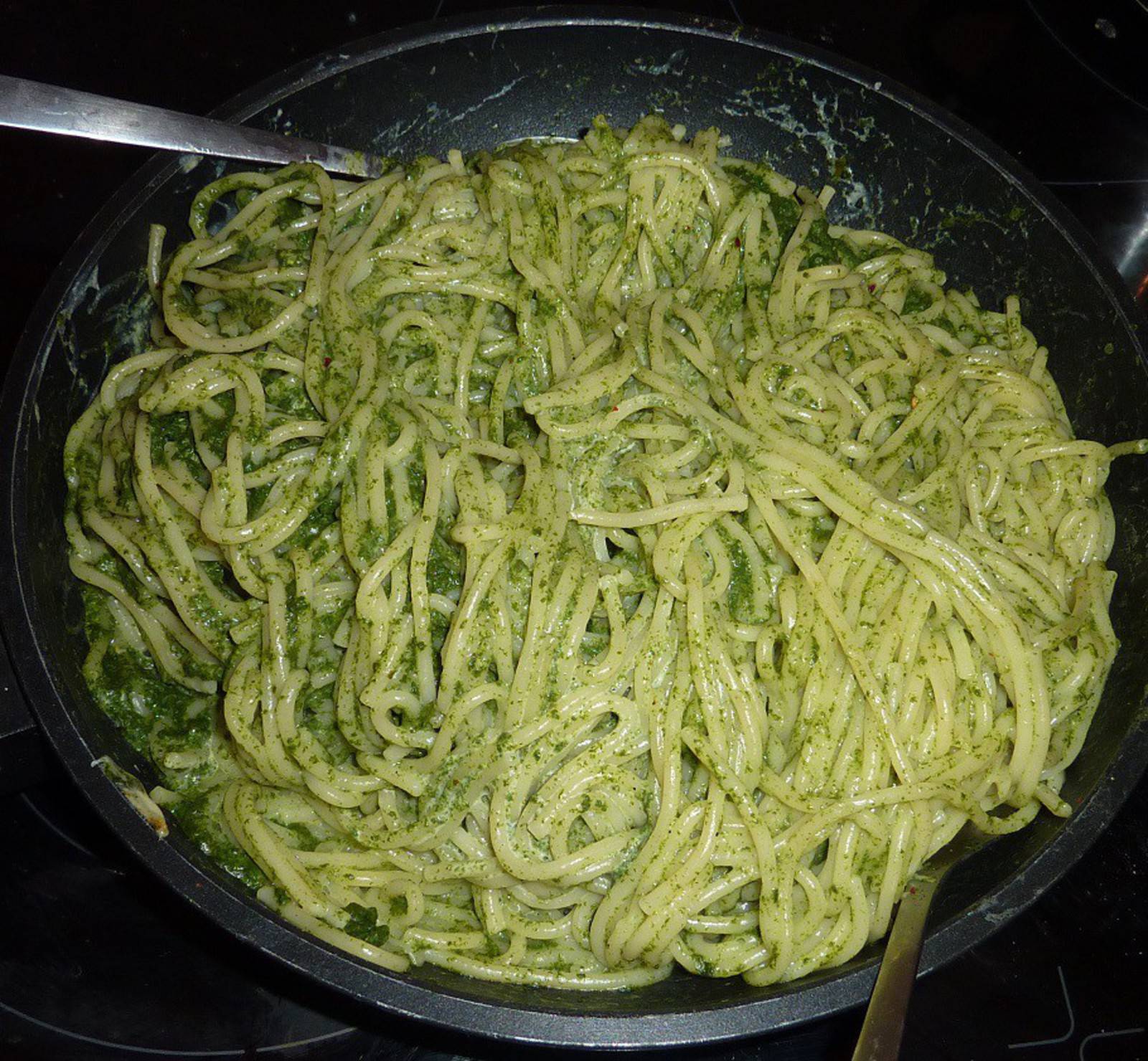 Spinatspaghetti Rezept - ichkoche.at