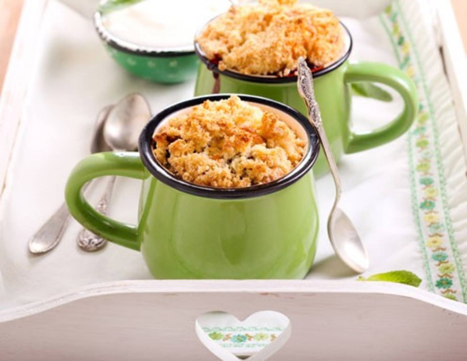 Mug Crumble Grundrezept - ichkoche.de