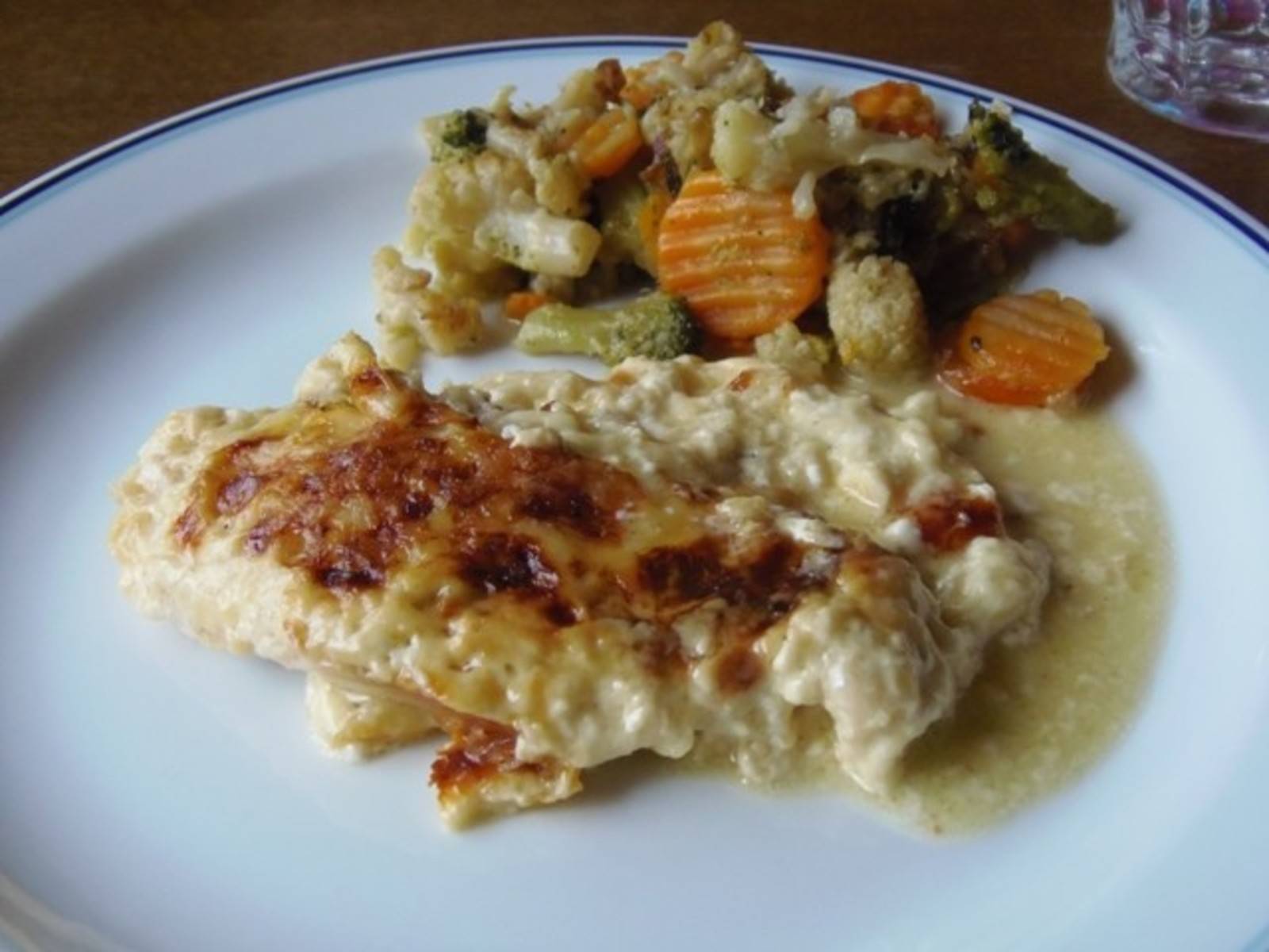 Hühner-Käse-Schnitzel aus dem Backrohr Rezept - ichkoche.ch