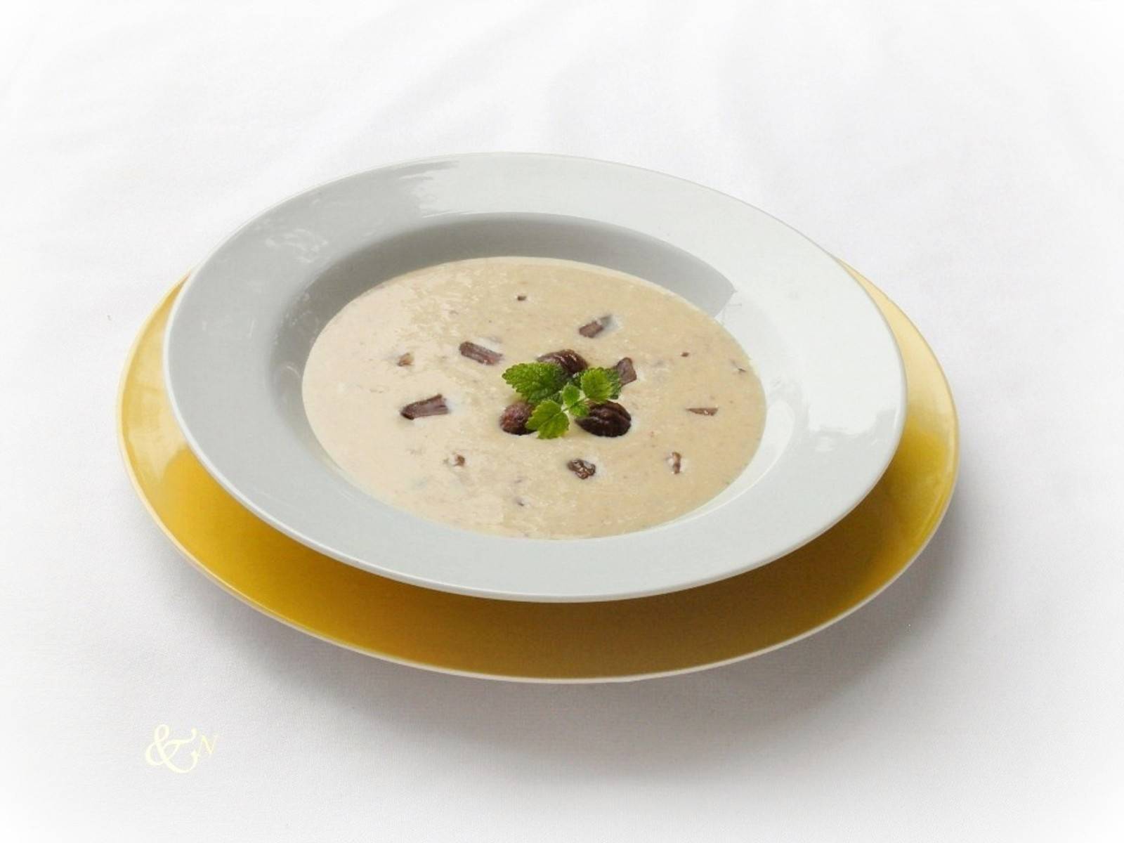 Süße Maronisuppe Rezept - ichkoche.ch